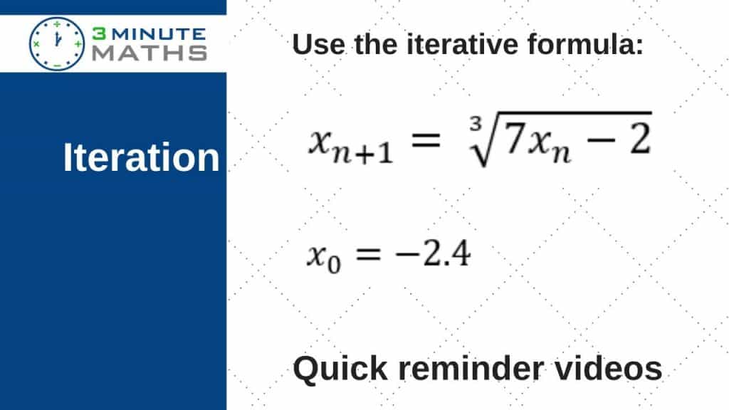 How To Work With Iteration Type ions GCSE Maths